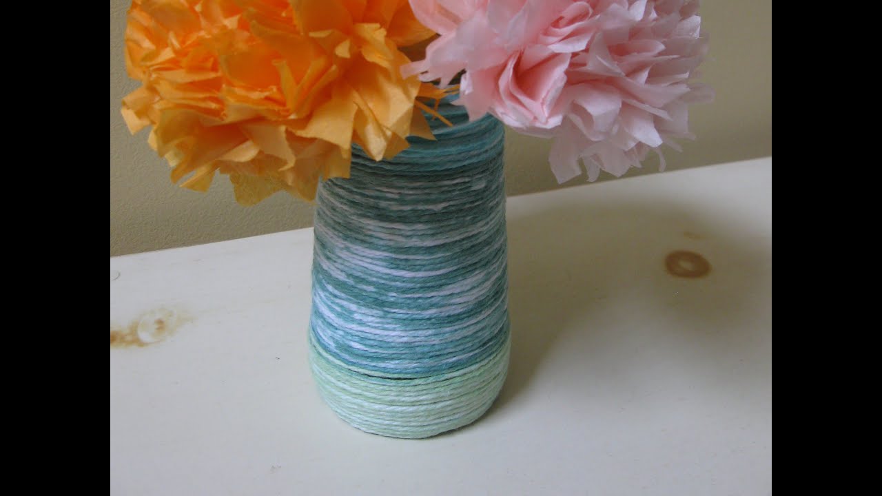 How To Make A String Vase - Craft Klatch