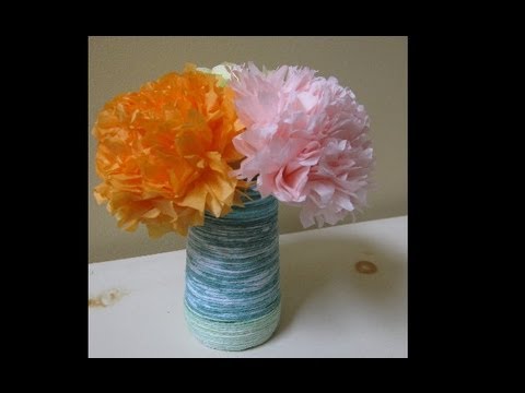 Tissue Paper Flower Bouquet For Mother's Day! - Craft Klatch