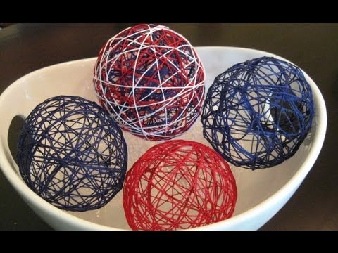 Patriotic Decorative String Balls - Craft Klatch