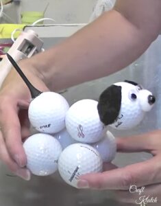 Golf Ball Dog For Father's Day! Easy Craft! - Craft Klatch