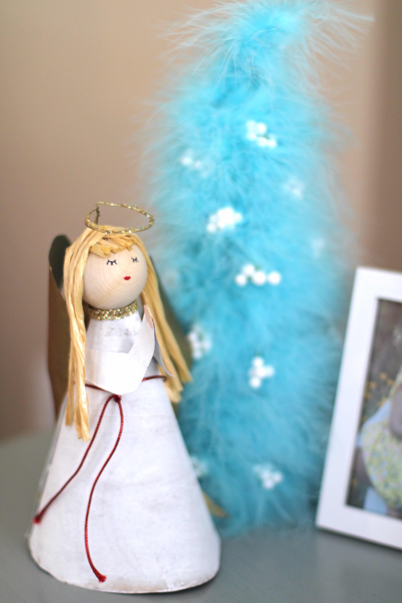 How to Make An Angel Tree Topper Out of Recycled Materials - Craft Klatch