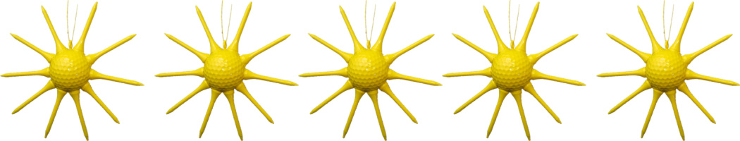 Golf Ball Sun Craft with Video Tutorial - Craft Klatch