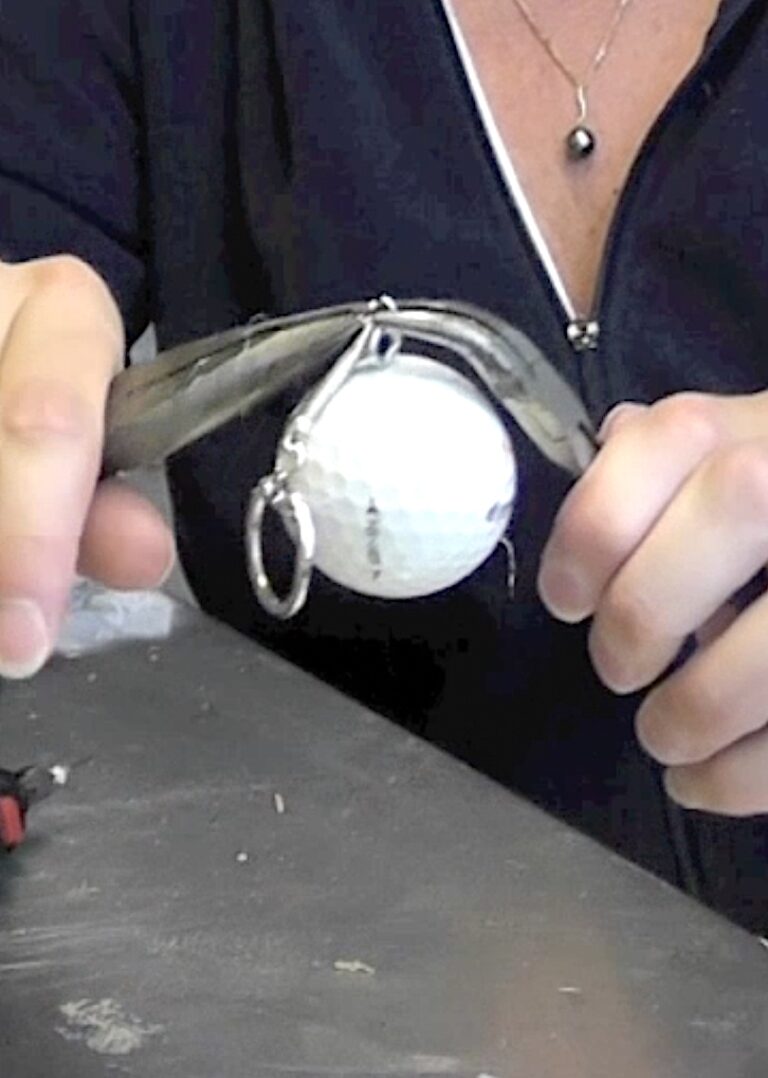Golf Ball Keychain Craft Tutorial - Think Father's Day with Video ...