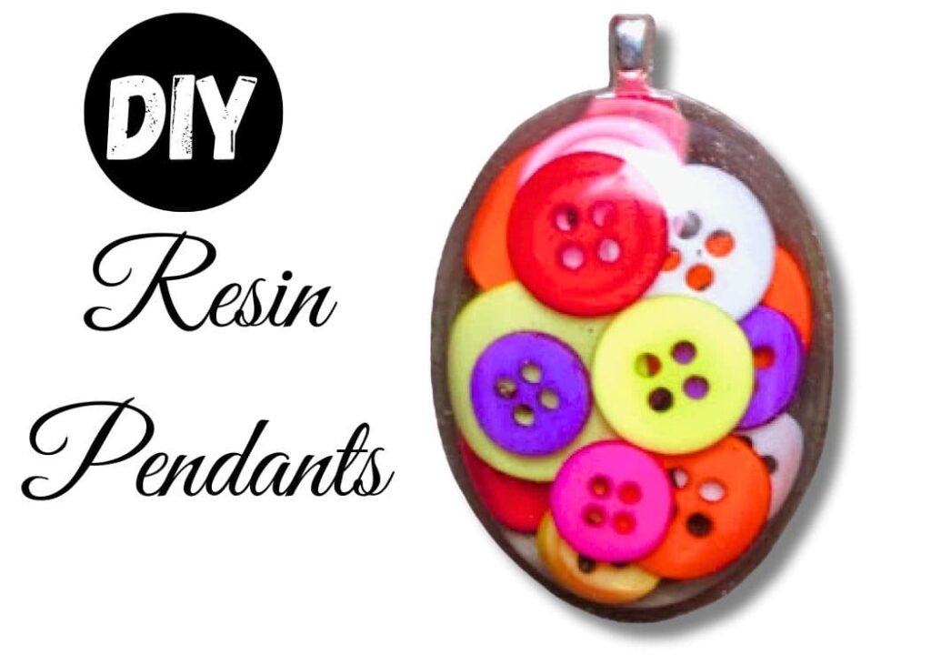 Buttons for Jewelry Making DIY Resin Charms - Craft Klatch