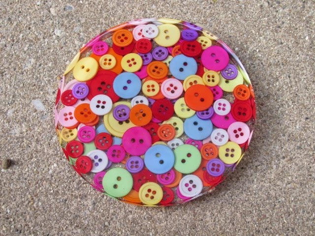 Button Coaster - Another Coaster Friday - Craft Klatch