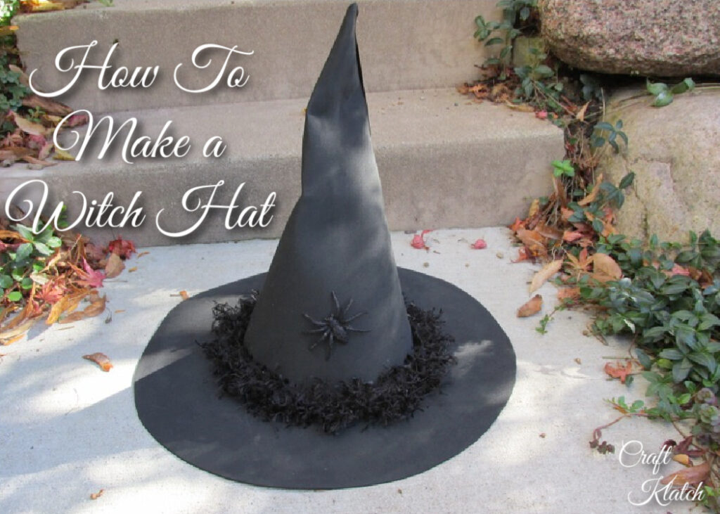 How to Make a Witch Hat Craft Tutorial - Craft Klatch