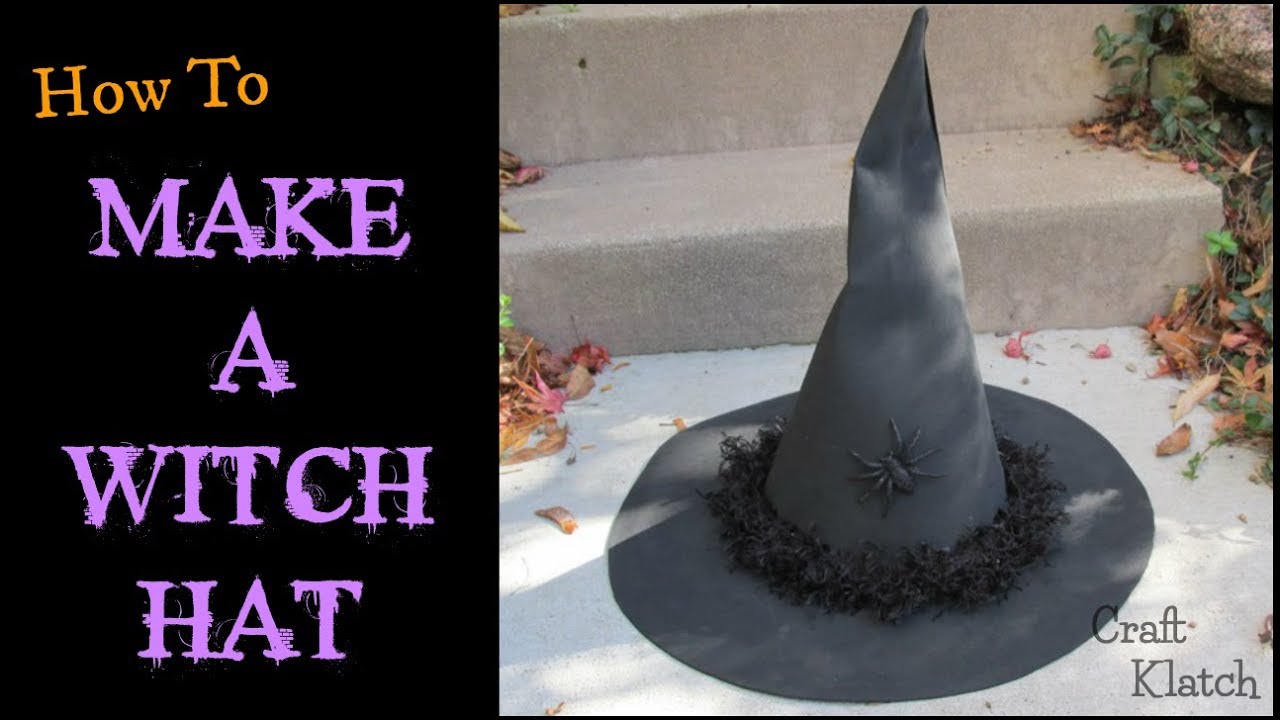 How to Make a Witch Hat Craft Tutorial - Craft Klatch