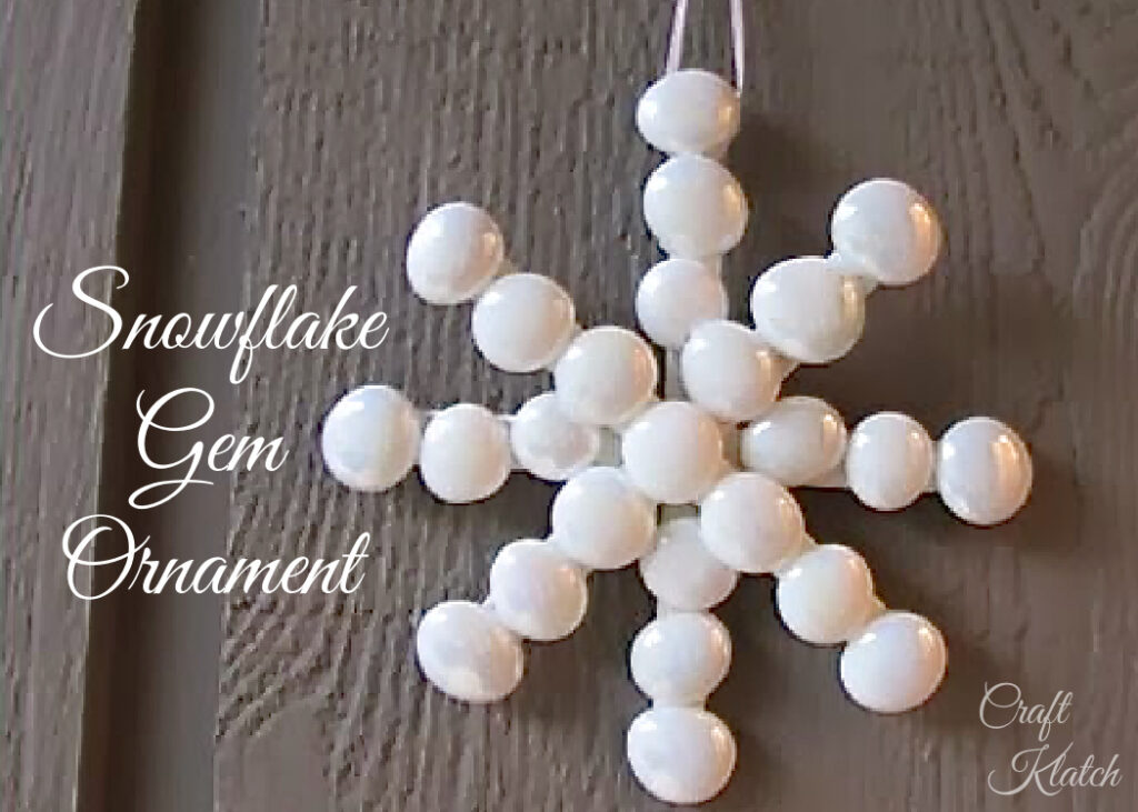 Learn How to Make Easy Christmas Snowflake Ornaments! - Craft Klatch
