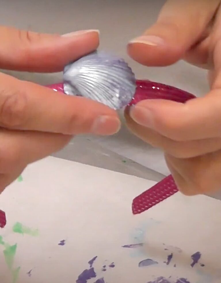 DIY Summer Hair Accessories Seashell Headband 3 Easy Steps