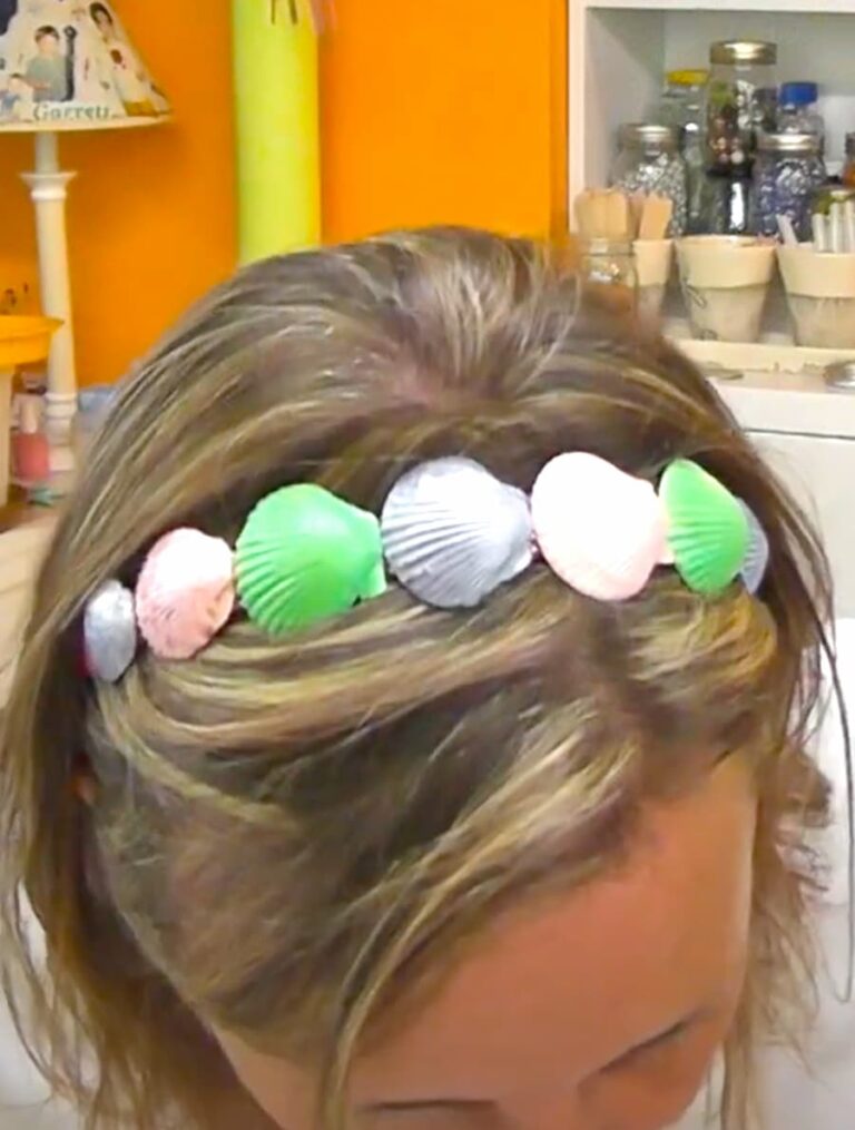 DIY Summer Hair Accessories Seashell Headband 3 Easy Steps