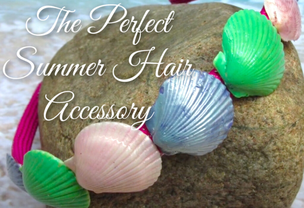 DIY Summer Hair Accessories Seashell Headband 3 Easy Steps