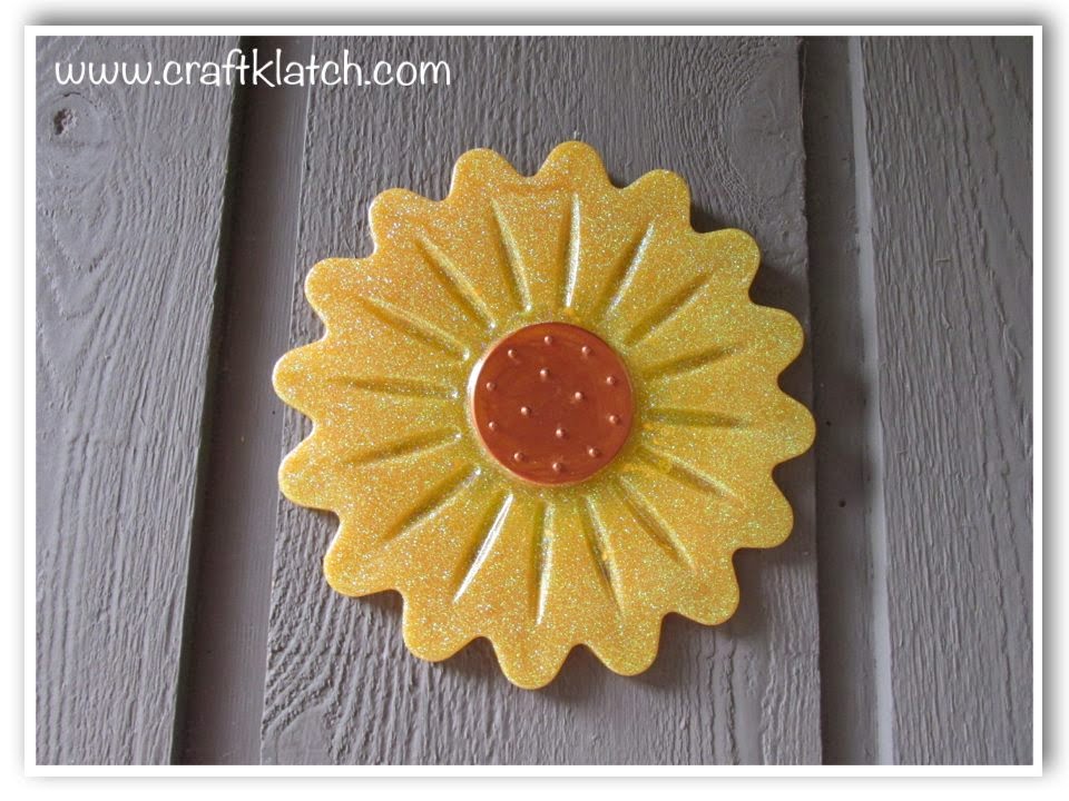 How to Make a Resin Sunflower Yard Art - Craft Klatch