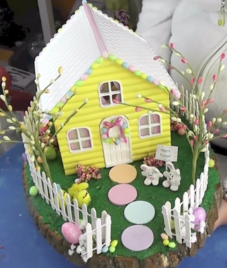 Bunny House Craft DIY Easter Resin Project with Video - Craft Klatch