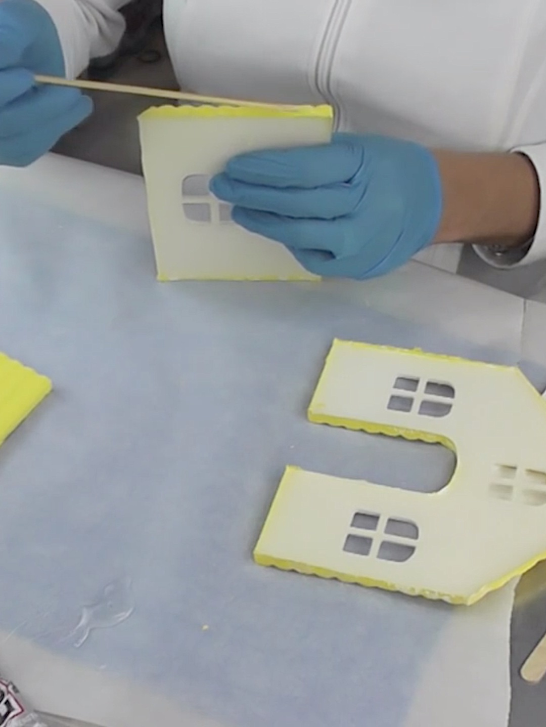 Bunny House Craft DIY Easter Resin Project with Video - Craft Klatch