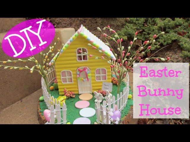 DIY Resin Easter Bunny House Craft Klatch Easter Series - Craft Klatch