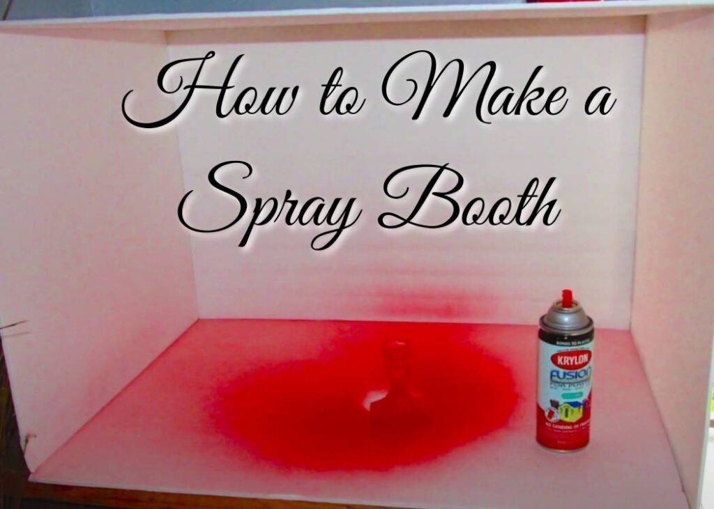 How to Make a Spray Booth DIY! So Easy! - Craft Klatch
