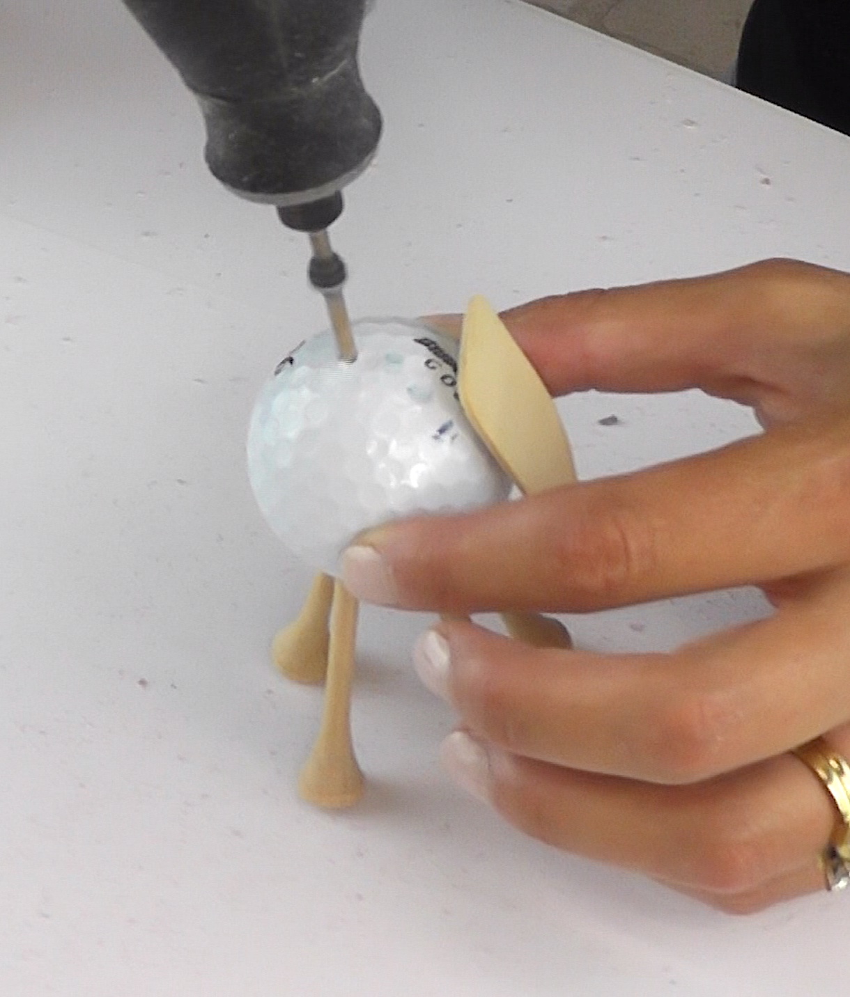 Sheep Golf Ball DIY Recycling Craft Series Craft Klatch - Craft Klatch