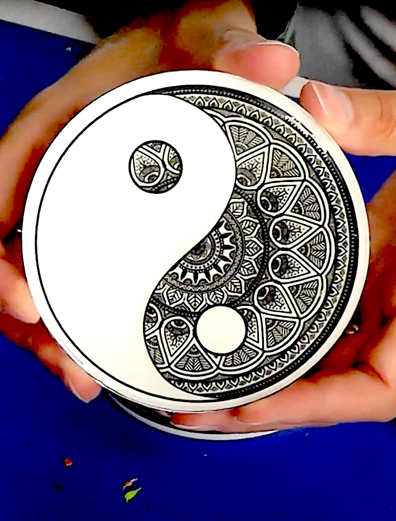 How to Make Mandala Art Coasters DIY - Craft Klatch