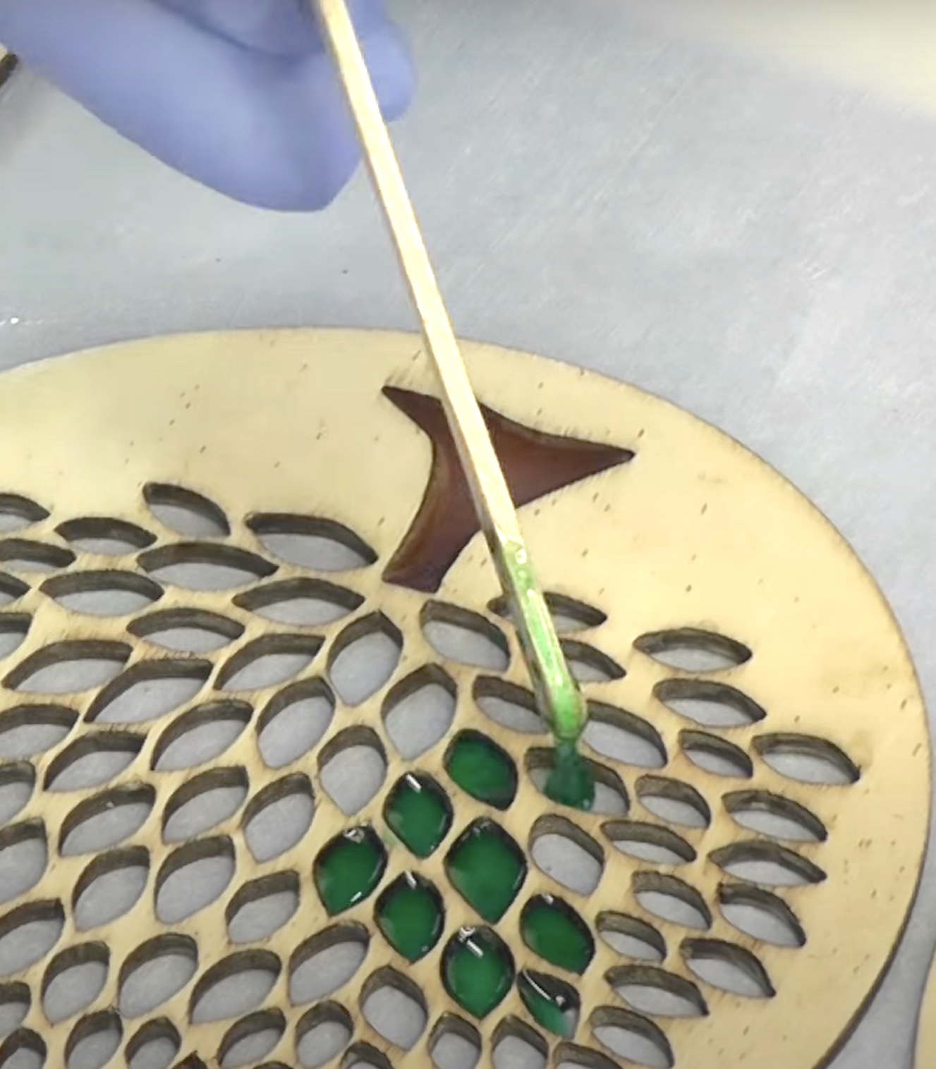 Wood with Resin Tree Coasters DIY Crafts - Craft Klatch