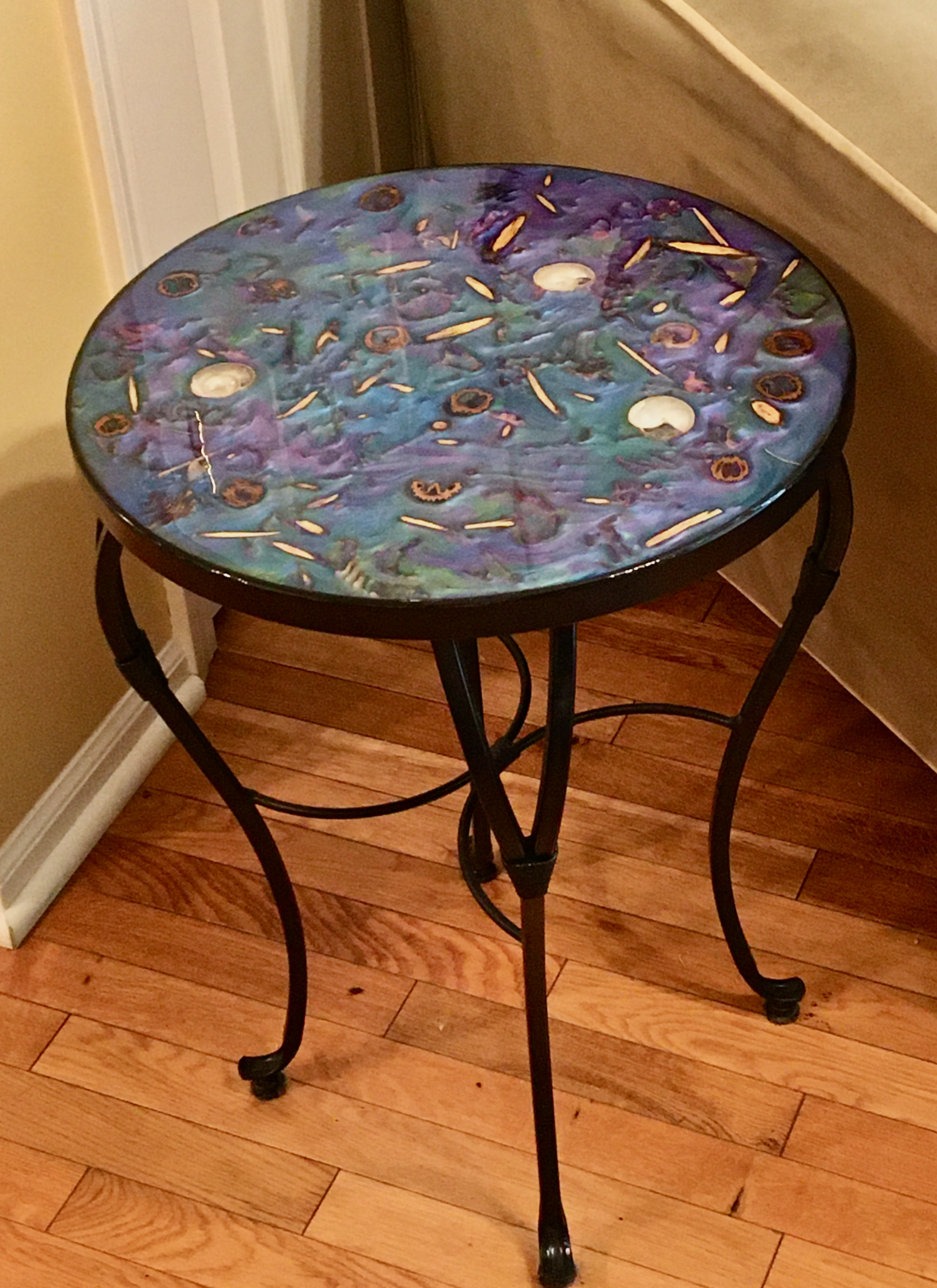 Glam Resin Table Makeover: Garbage to Gorgeous® #17 - Craft Klatch