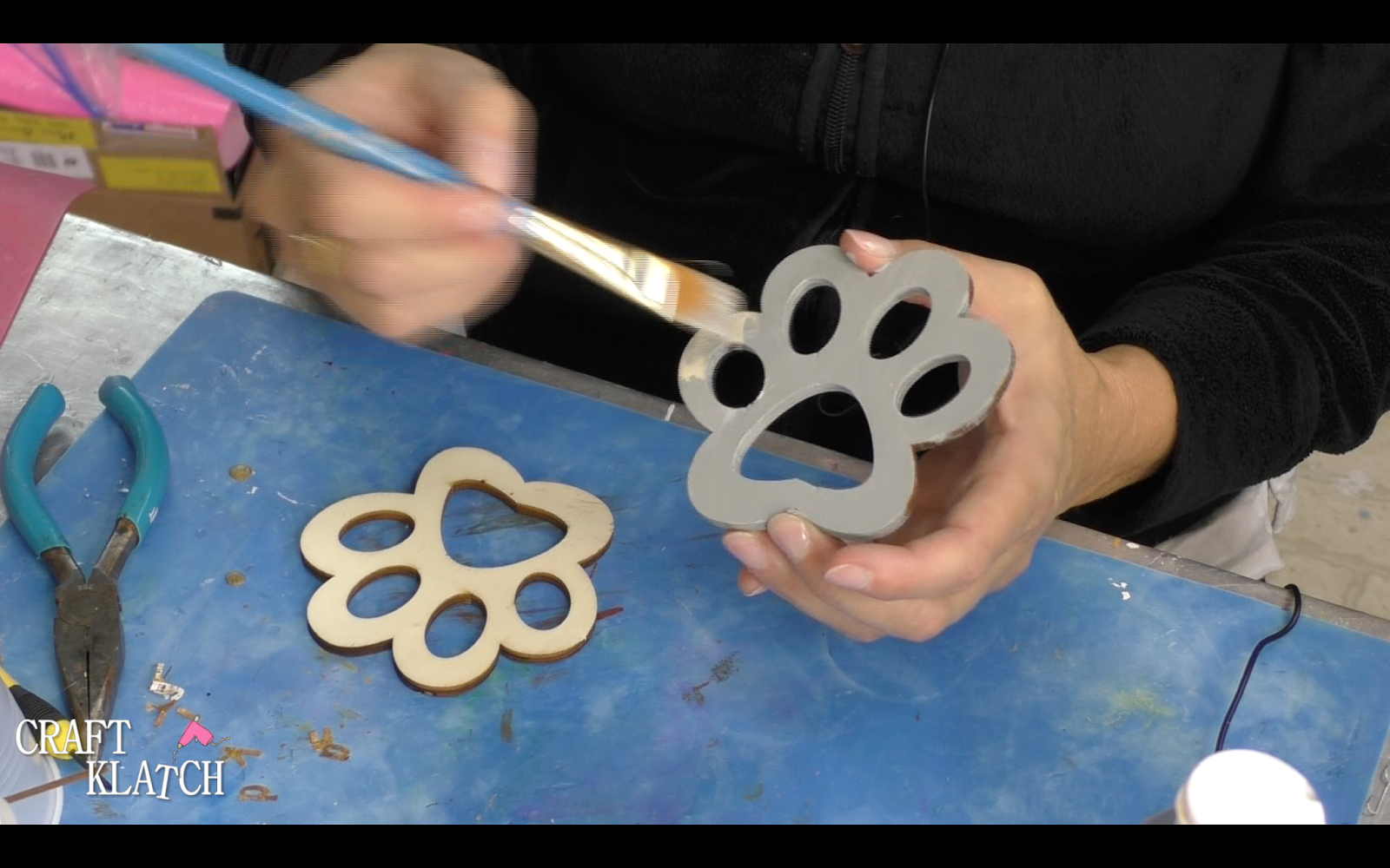 Pet Paw Coasters DIY ~ Another Coaster Friday ~ Craft Klatch - Craft Klatch