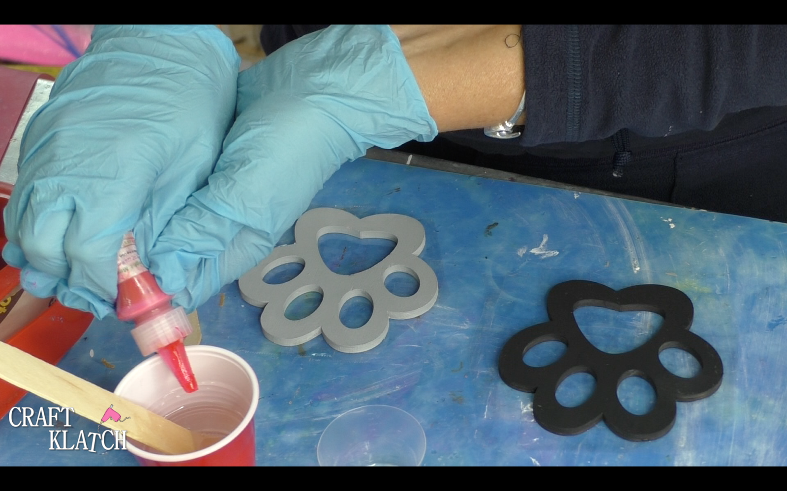 Pet Paw Coasters DIY ~ Another Coaster Friday ~ Craft Klatch - Craft Klatch
