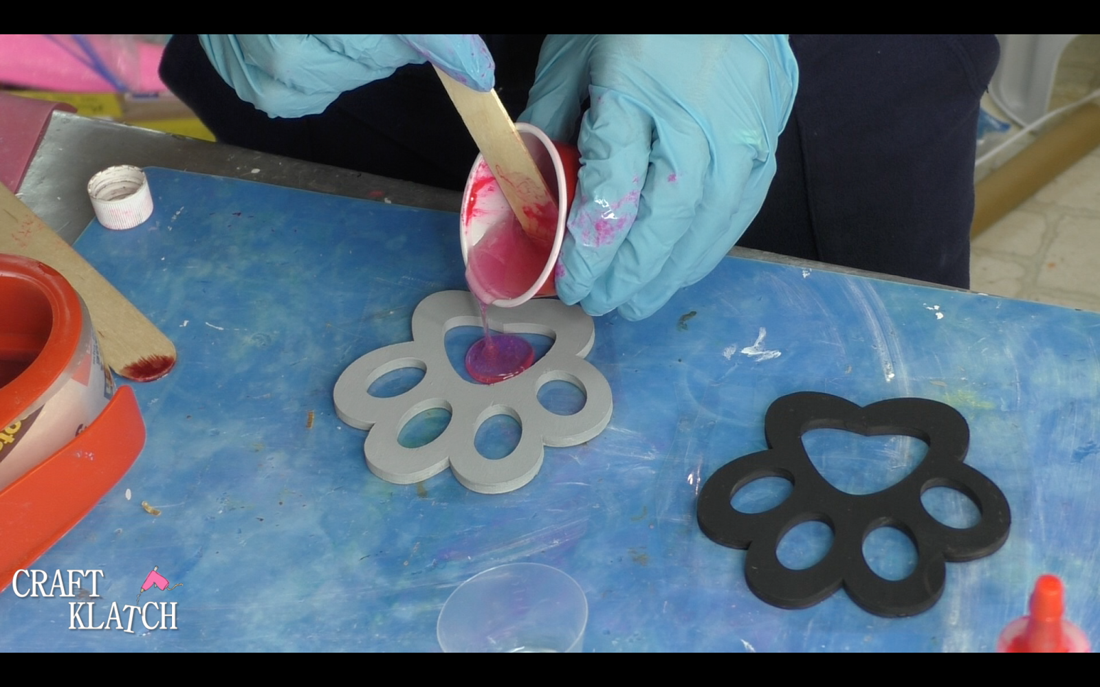 Pet Paw Coasters DIY ~ Another Coaster Friday ~ Craft Klatch - Craft Klatch
