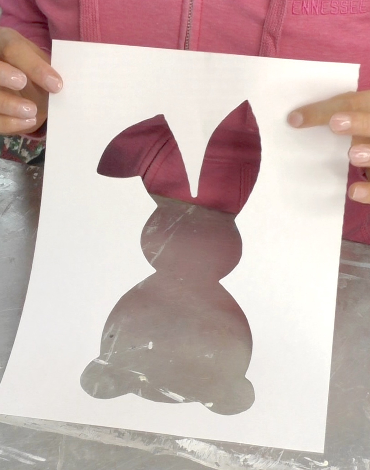 Easy Easter Bunny Art DIY - Craft Klatch