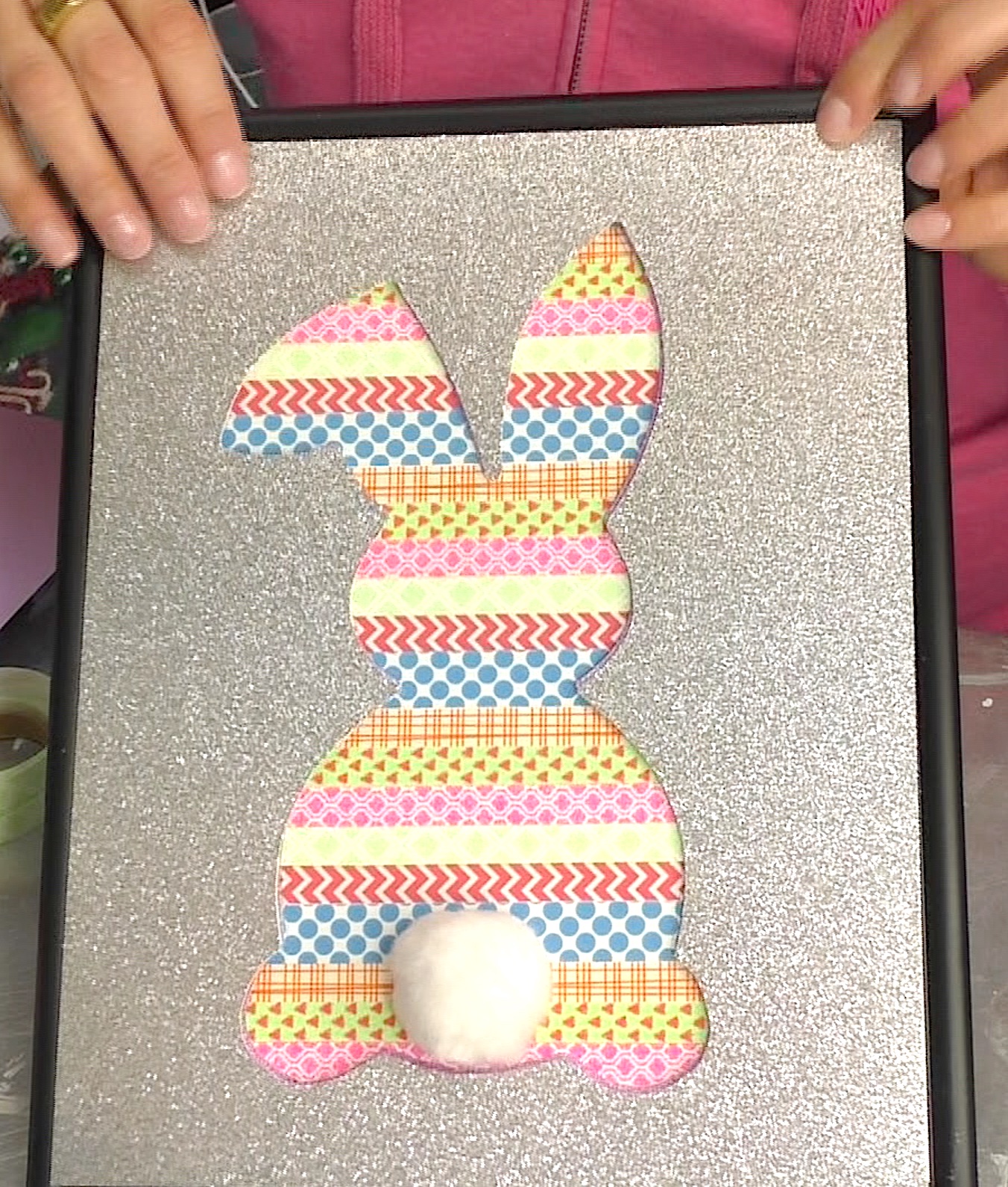 Easy Easter Bunny Art DIY - Craft Klatch