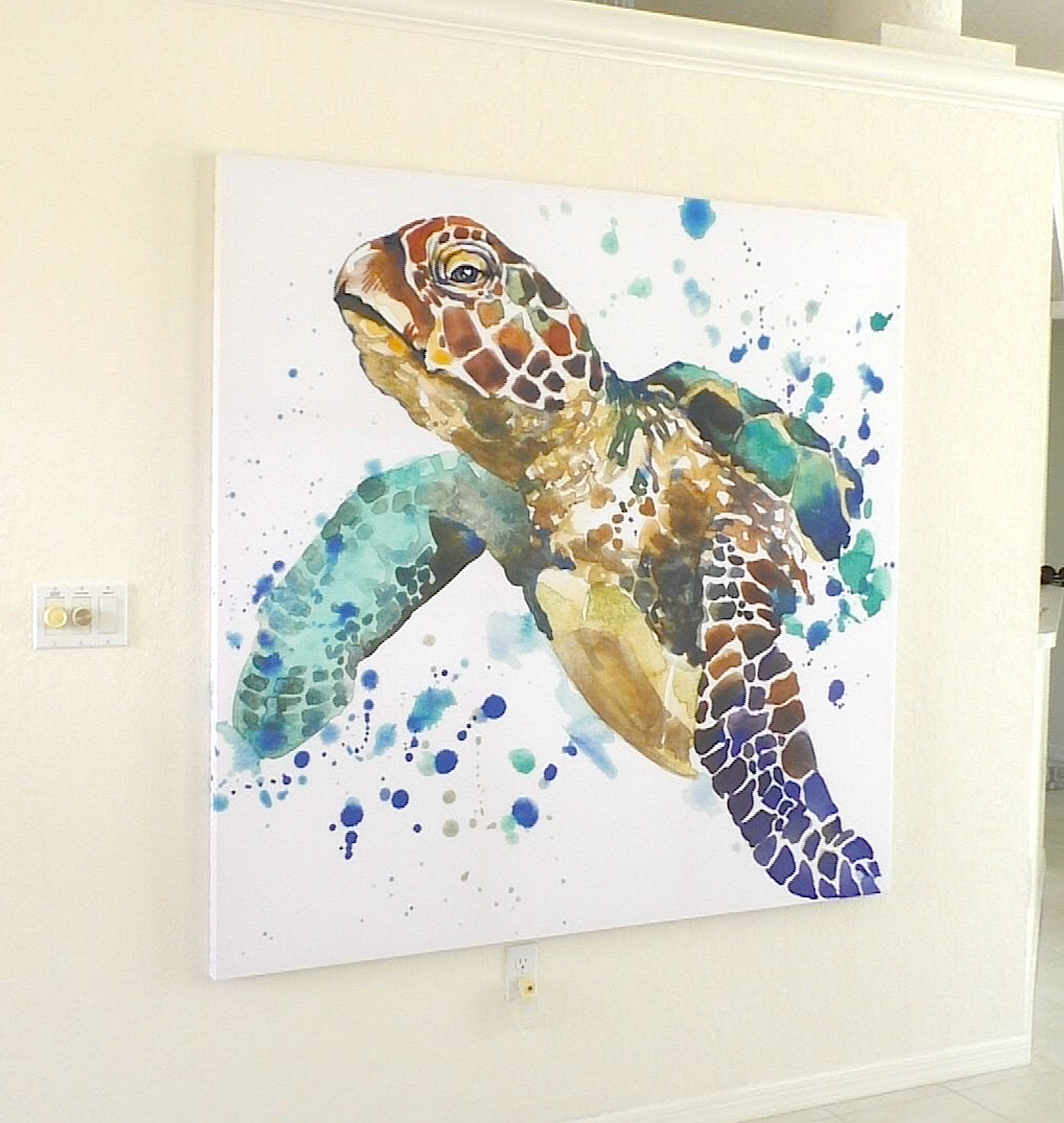 Sea Turtle Large Wall Art DIY - Craft Klatch
