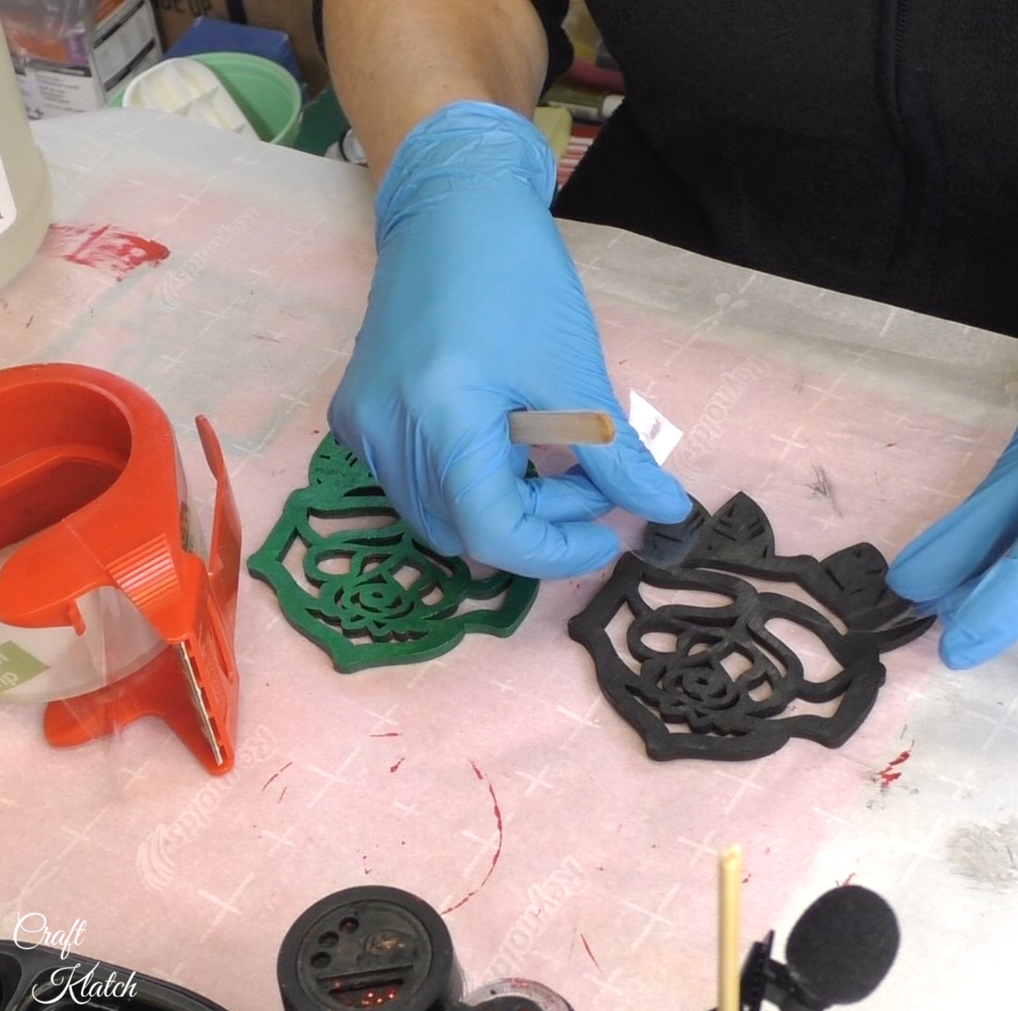 Rose Resin Coasters | Another Coaster Friday | Craft Klatch - Craft Klatch