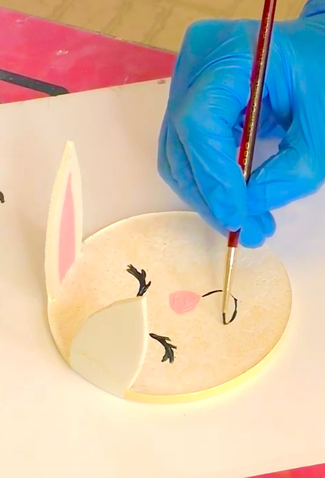 Cute Easter Bunny Resin Coaster DIY - Craft Klatch