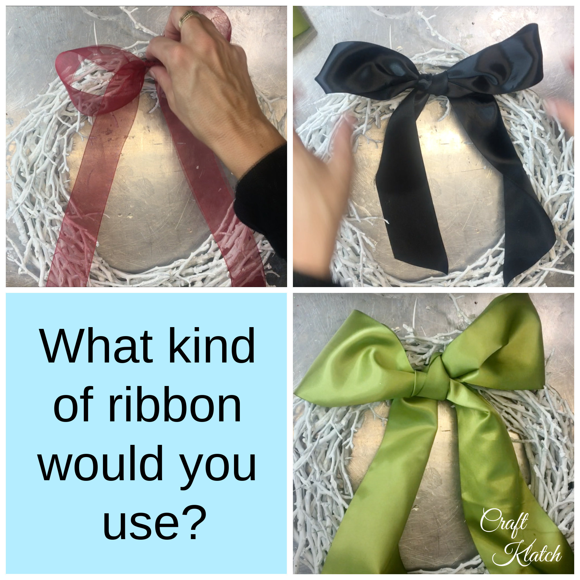 How to Make a Twig Christmas Wreath - Craft Klatch