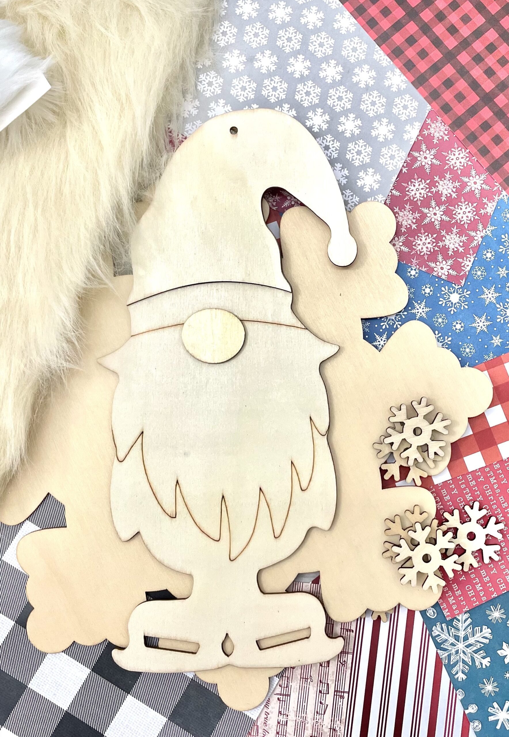 Christmas Gnome Ornament Dollar Tree Craft - Craft Klatch