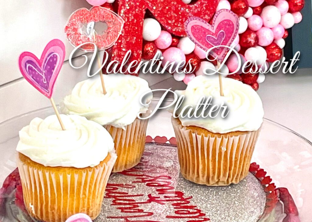 Valentines Dessert Platter Dollar Tree Craft - Craft Klatch