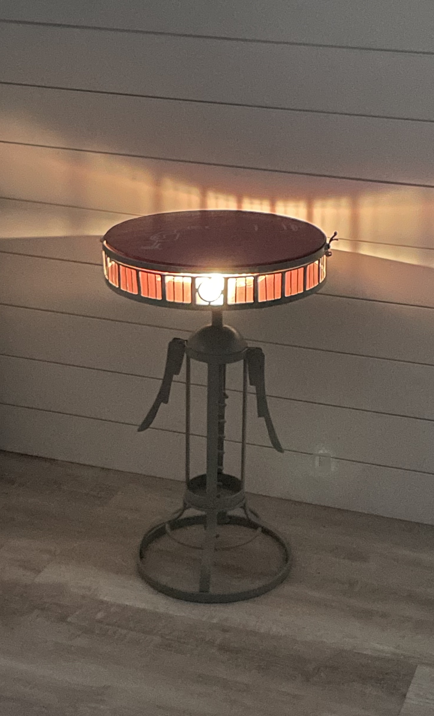 Wine and Paint Corkscrew Table Makeover - Craft Klatch