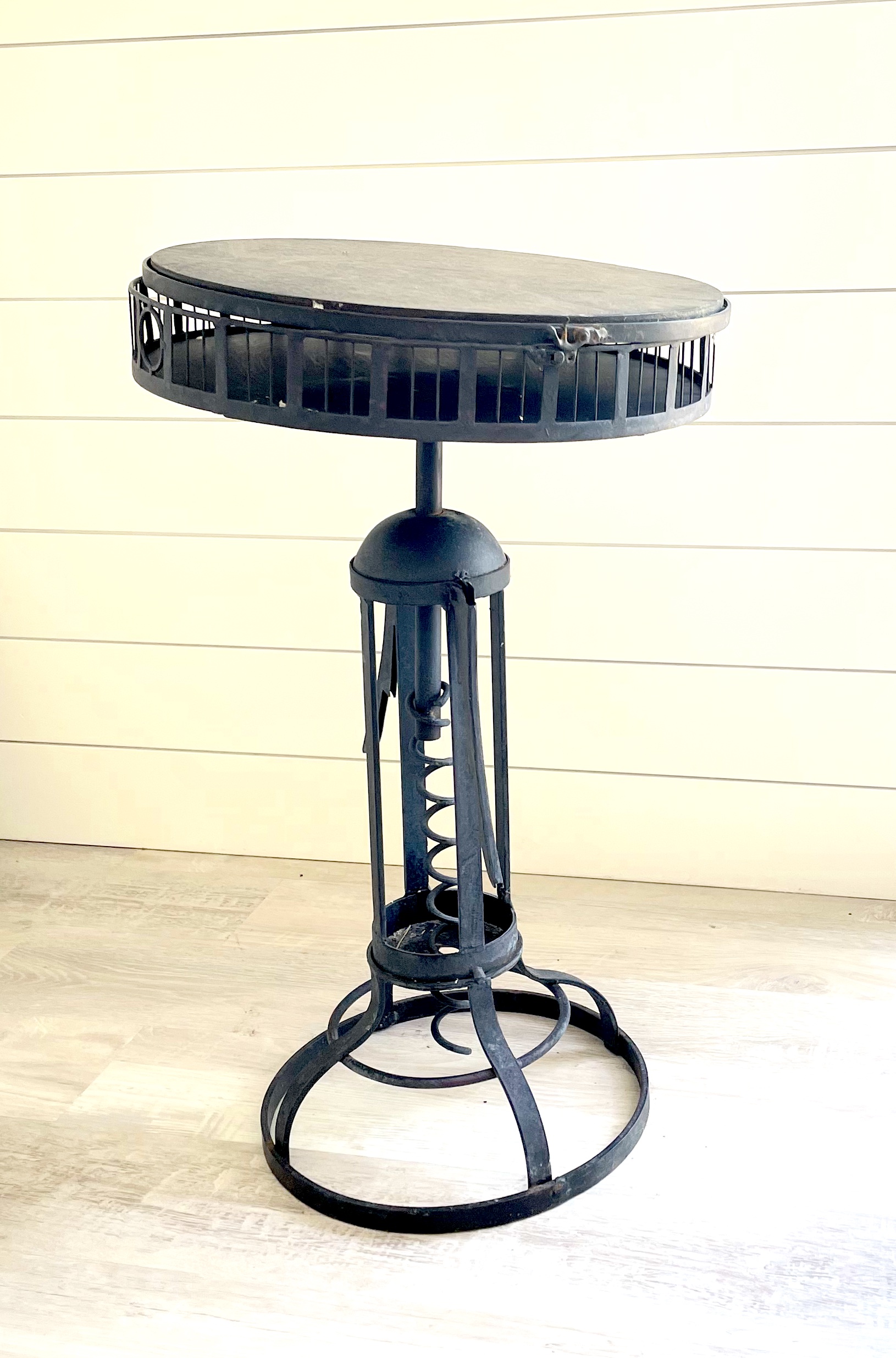 Wine and Paint Corkscrew Table Makeover - Craft Klatch