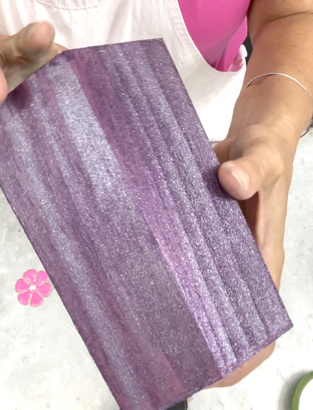 Plaid Sugar Metallic Paints DIY w/ Video Tutorial - Craft Klatch
