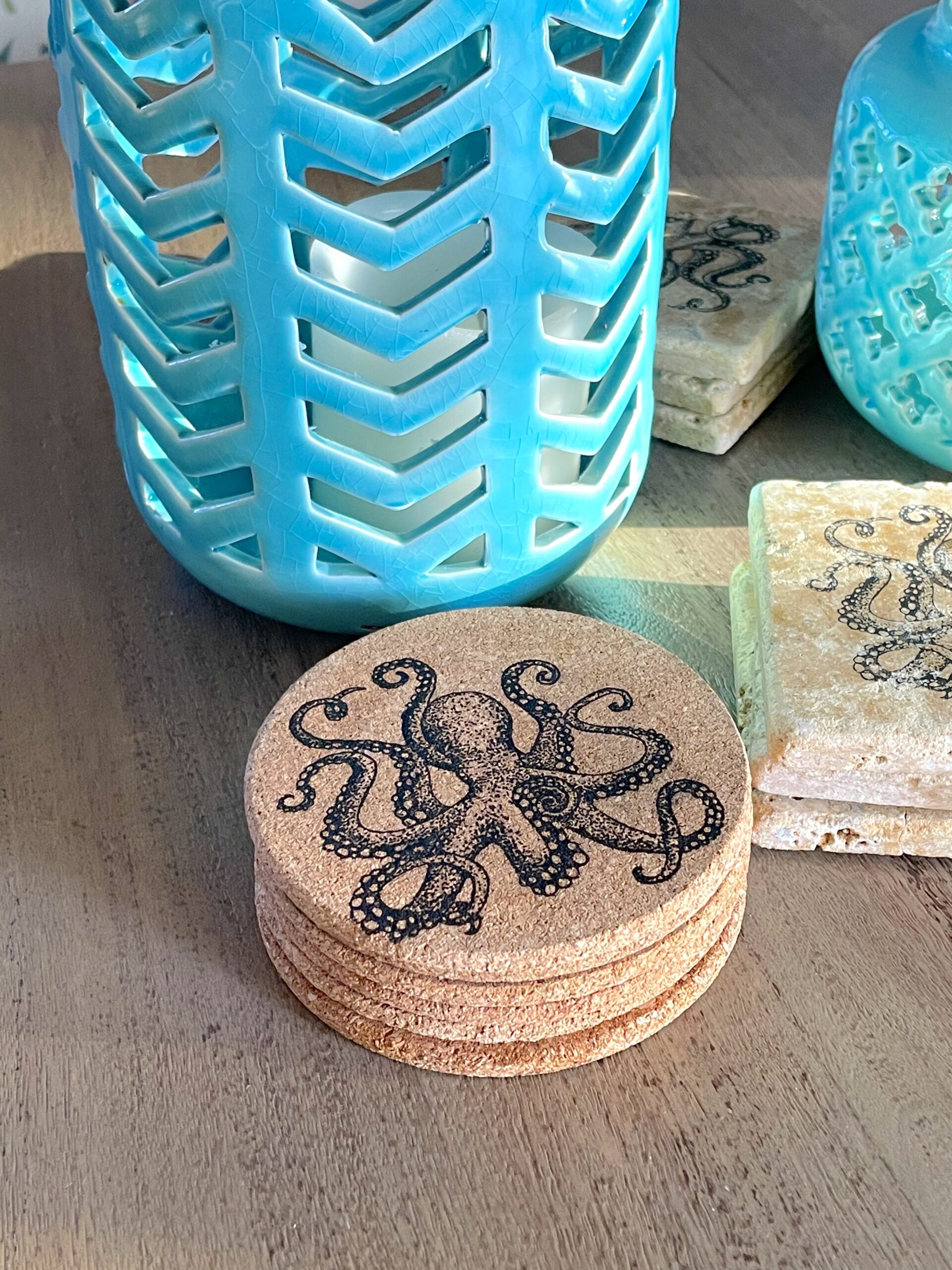 Stained Cork Coasters Refresh Using the xTool M1 - Craft Klatch