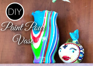 Acrylic Paint Pouring on Vases DIY: Transform your glassware in 5 easy ...
