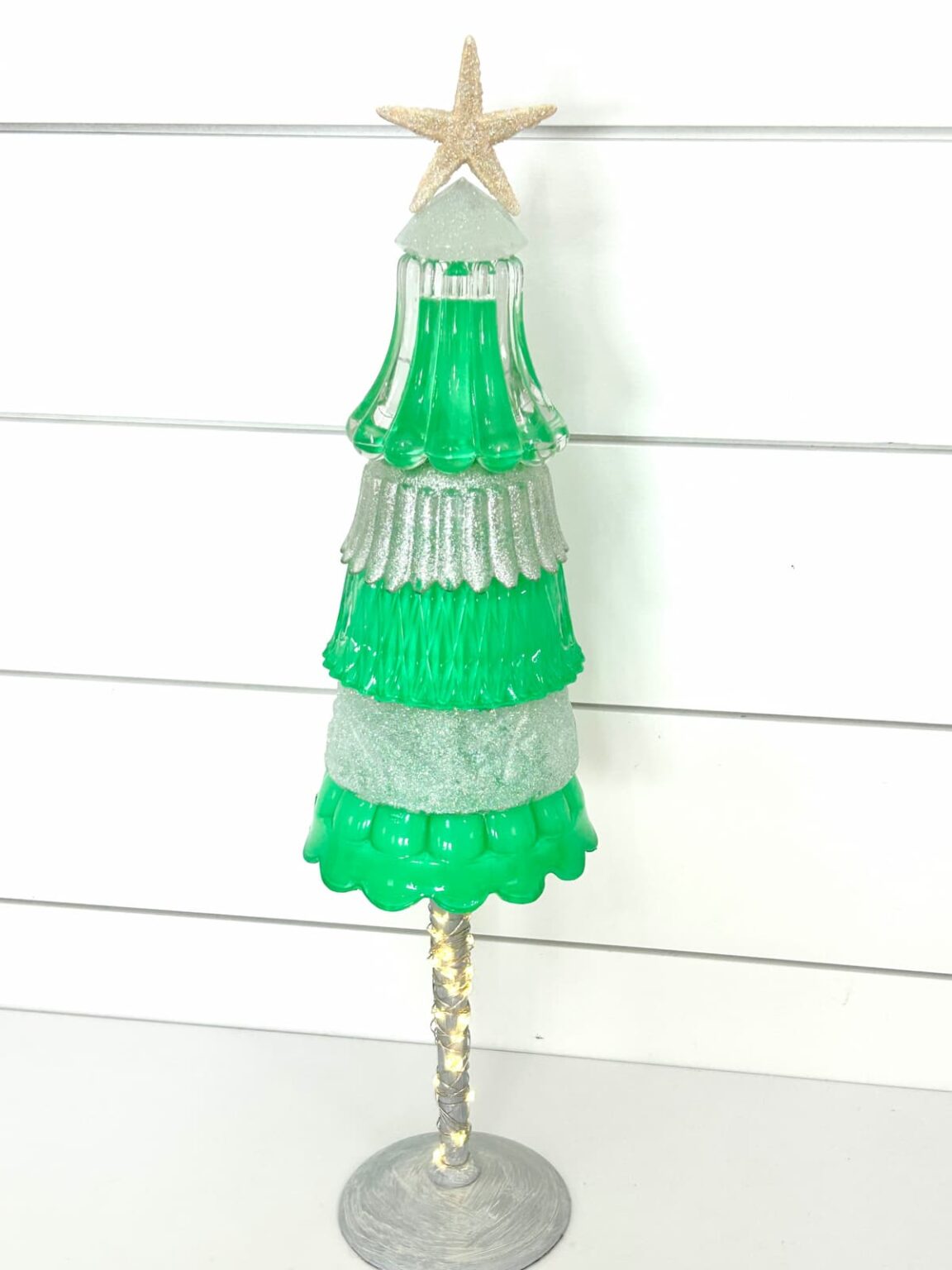 Glass Christmas Tree Craft for the Holidays - Craft Klatch