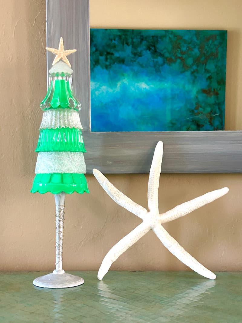 Glass Christmas Tree Craft for the Holidays - Craft Klatch