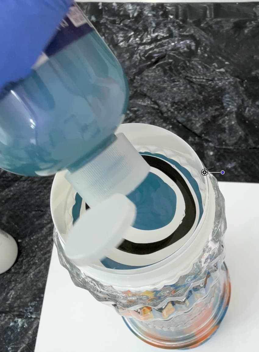 So Simple! Acrylic Paint Pour DIY Vase - Craft Klatch