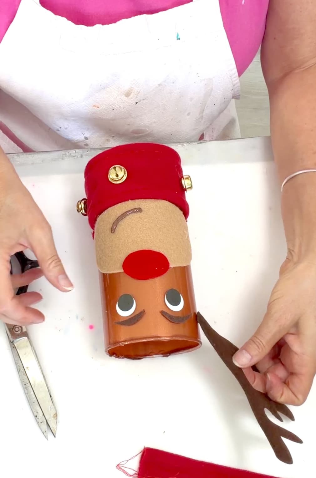 Easy Reindeer Christmas Craft | Dollar Tree DIY - Craft Klatch